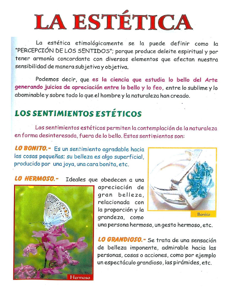5º La Estetica y La Belleza A Través Del Tiempo | PDF