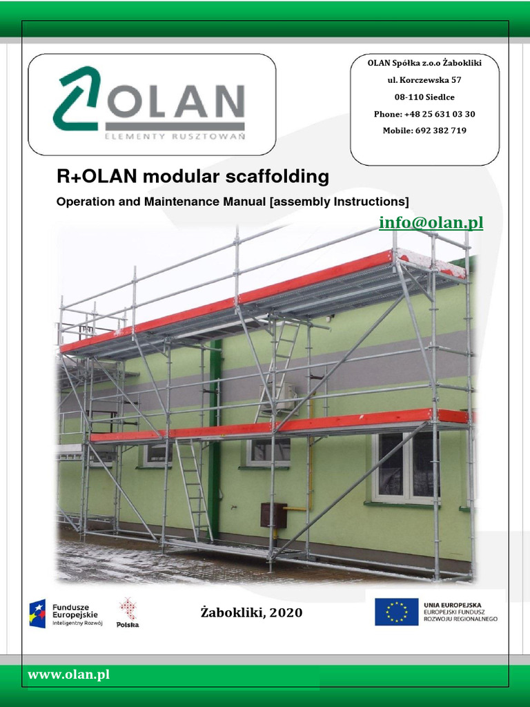 Assembly Instructions Scaffolding R | PDF | Scaffolding | Stairs