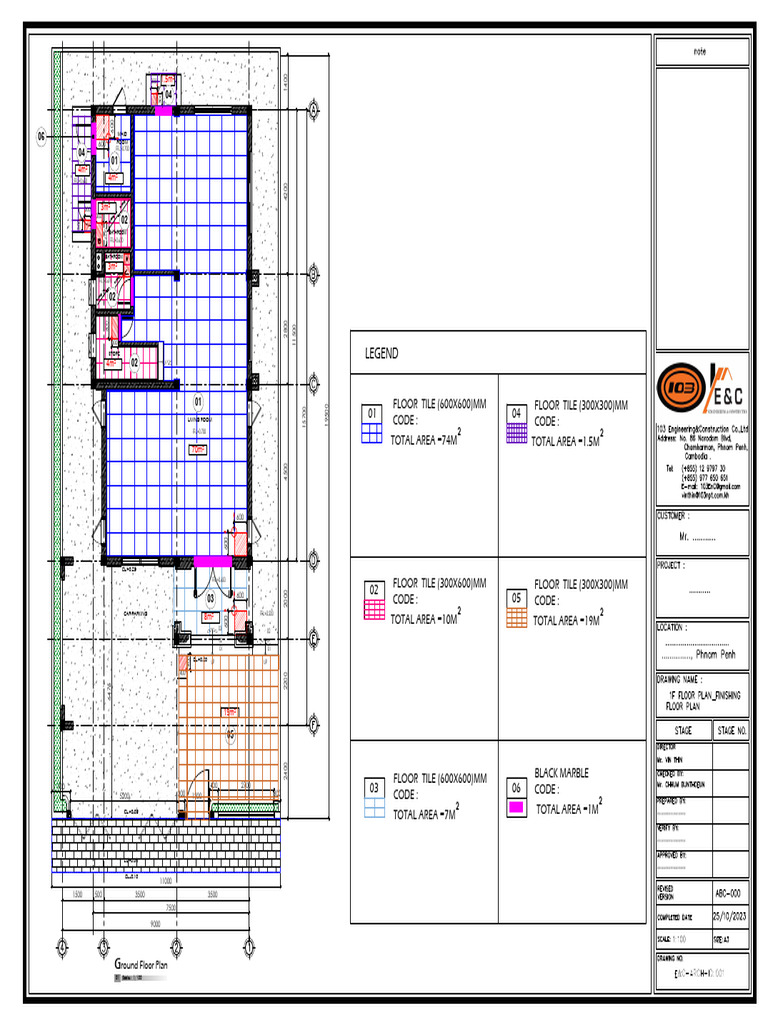 Gf,1f-2f Finishing Floor Plan(25!10!2023) r00 2 | PDF | Floors ...