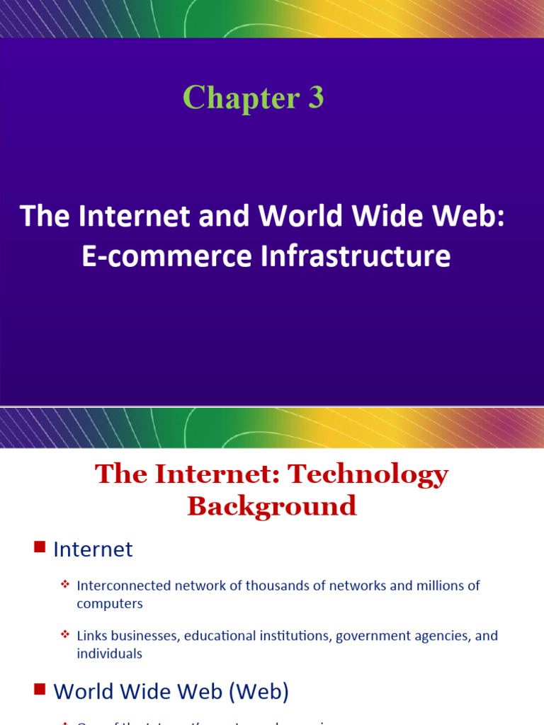 LN3-The Internet and World Wide Web E-Commerce Infrastructure | Download Free PDF | World Wide ...