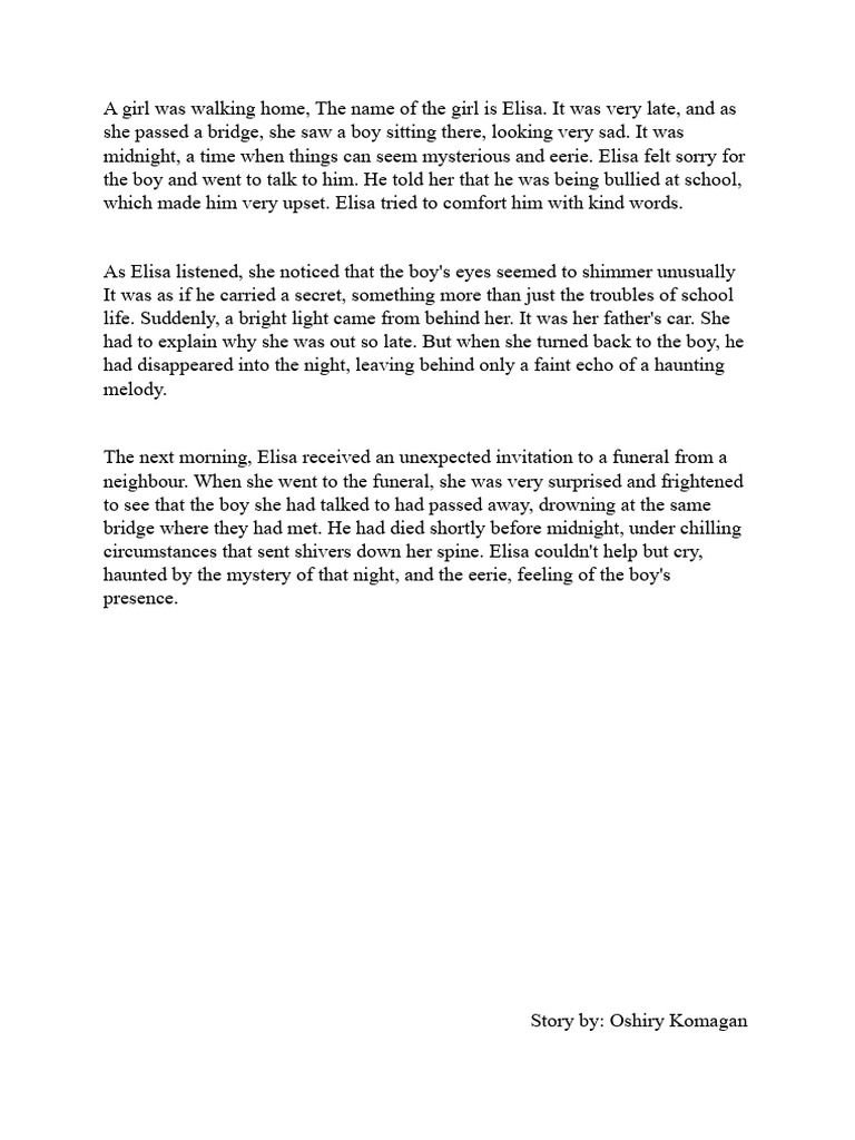 Englsih Story 2 | PDF Englsih Story 2 | PDF