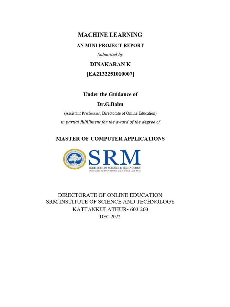 Sample | PDF | Logistic Regression | Machine Learning