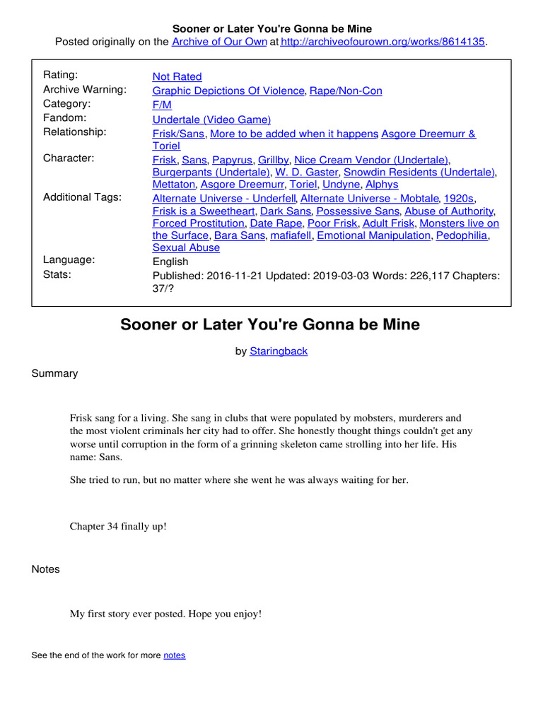 Sooner or Later Youre | PDF