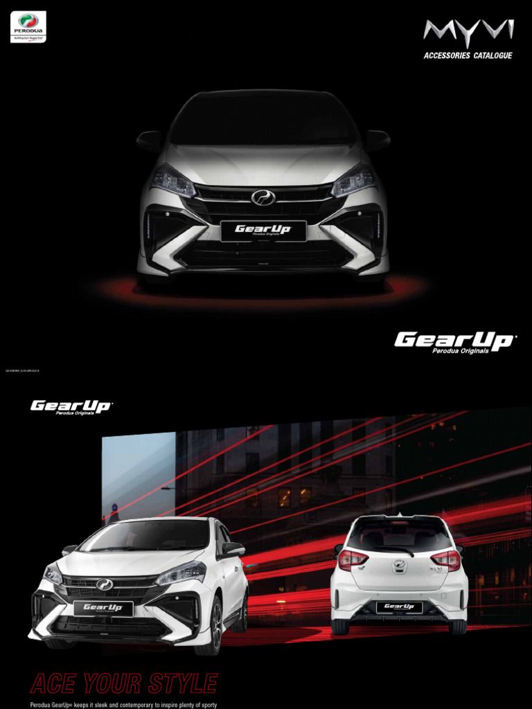 The New Myvi Gear Up Catalogue | PDF | Tire | Automotive Industry