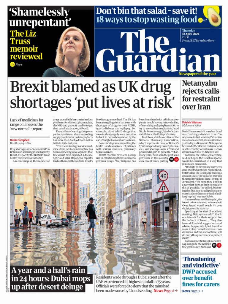 The Guardian UK - 18 April 2024 | PDF