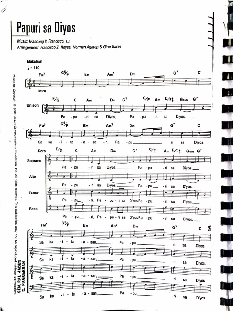 Papuri Sa Diyos | PDF