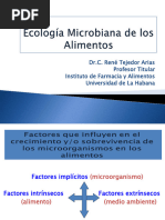 Factores CHATTO en la conservación alimentaria | PDF | Alimentos | Oxígeno