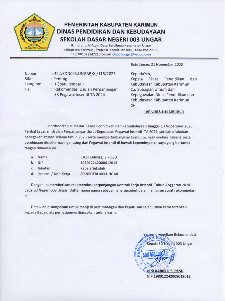 Rekomendasi 418 | PDF