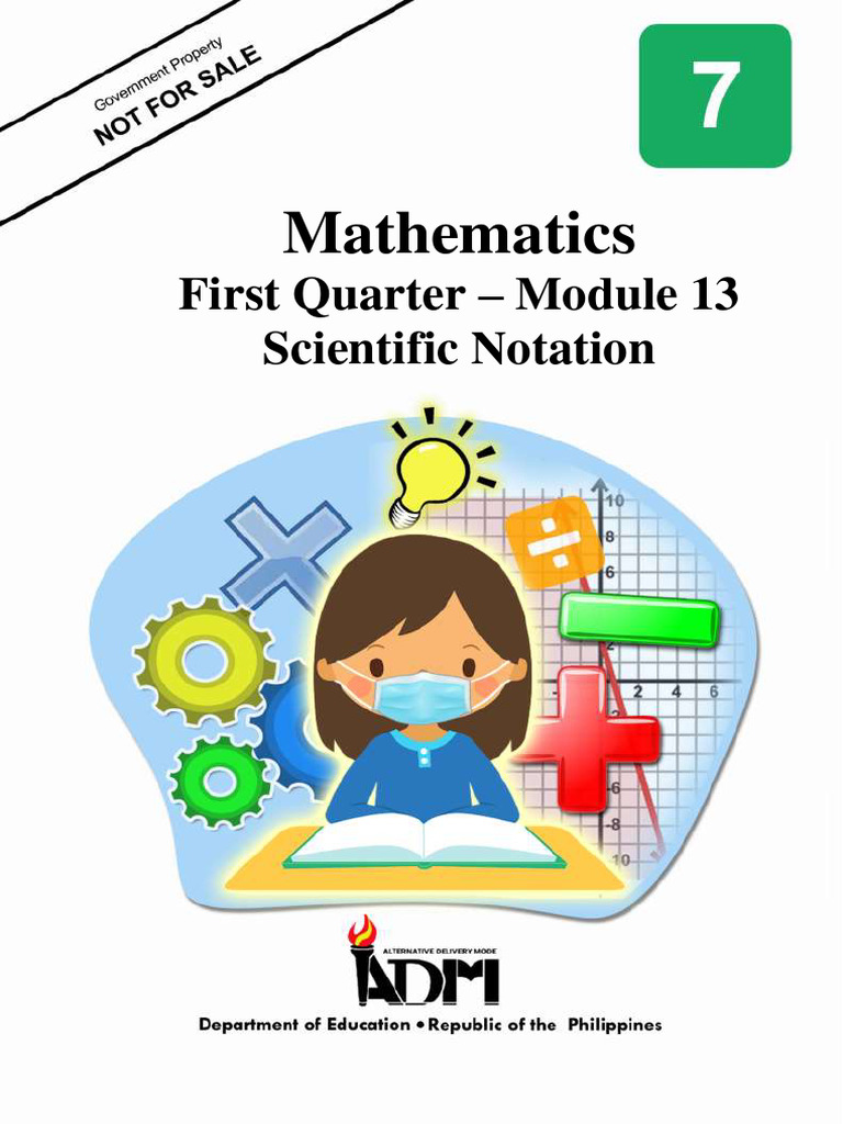 Mathematics7_Q1_Mod13_Scientific Notation_Version 2 | PDF | Learning ...