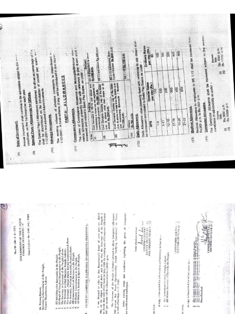 Computer Allowance Notification | PDF