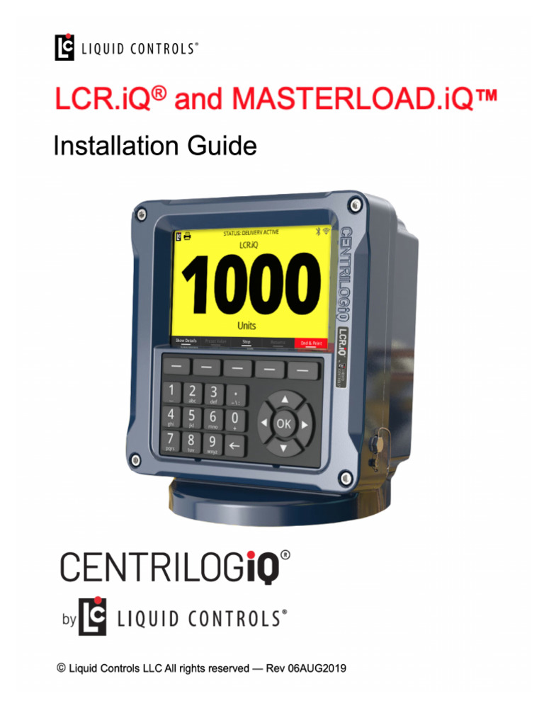 LCR iQ-Installation | PDF | Electromagnetic Interference | Screw