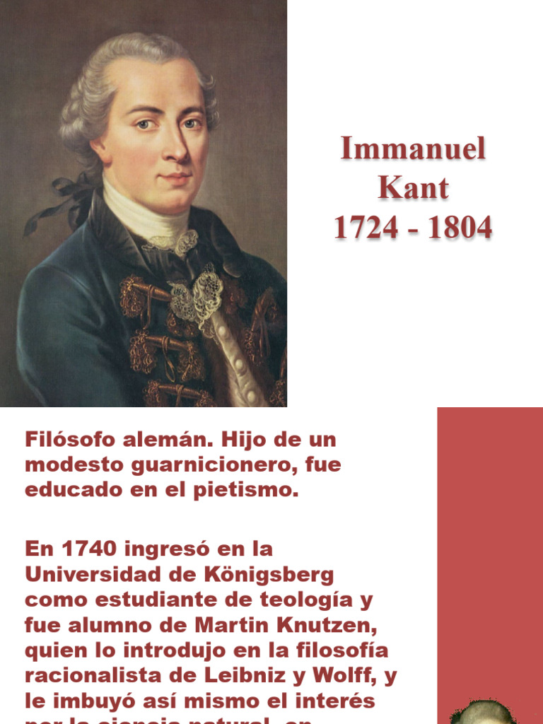Filo - Unidad 5 - Immanuel Kant | PDF | Immanuel Kant | Razón