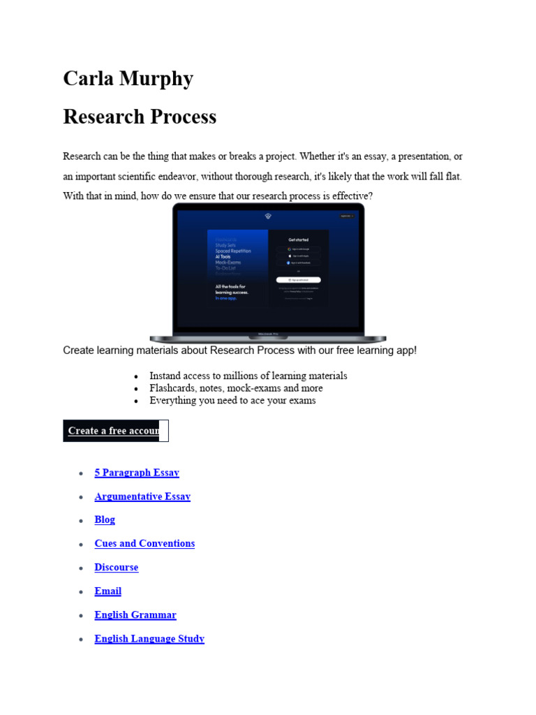 Carla Murphy | PDF | Linguistics | Analysis