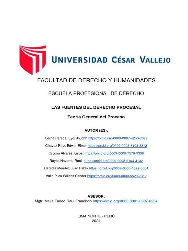 INFORME ACADEMICO - Derecho Procesal Sesión 3 | PDF | Ley procesal | Caso de ley