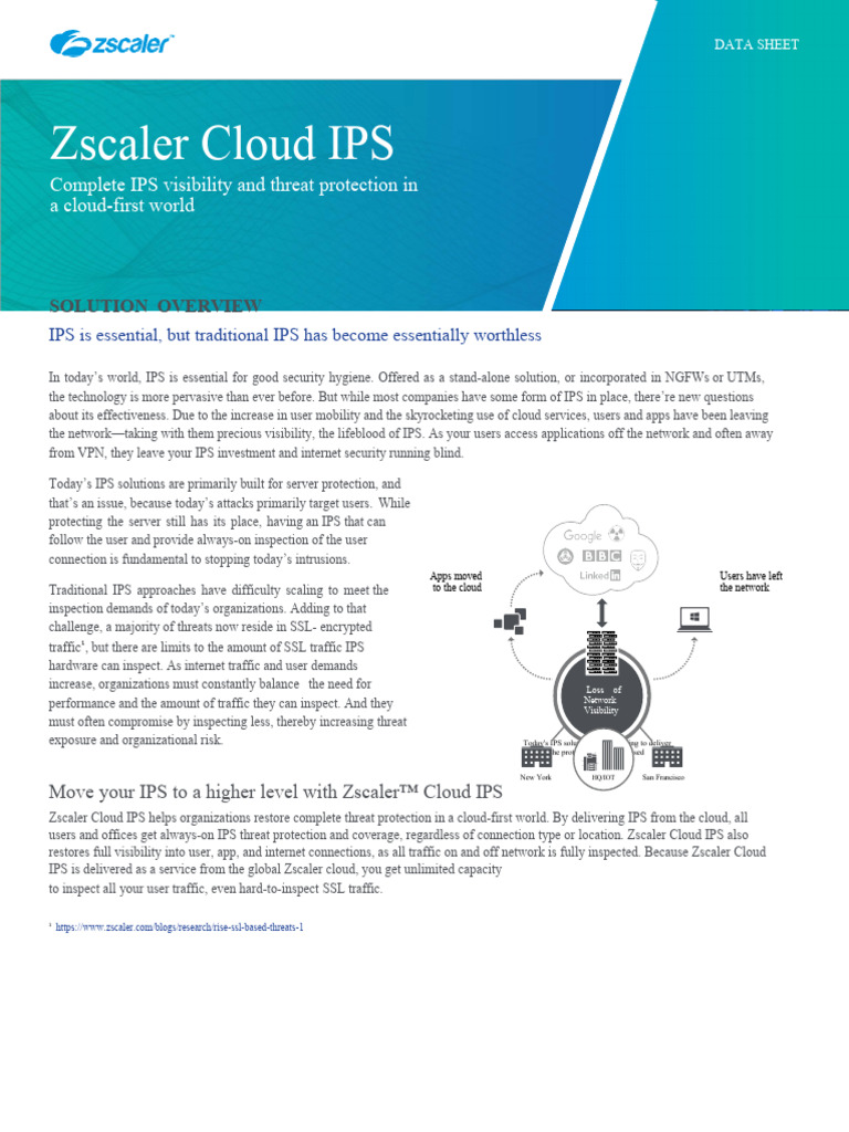 Zscaler Cloud Ips | Download Free PDF | Cloud Computing | Security