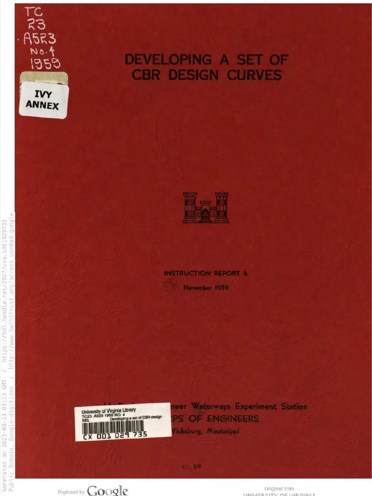 CBR Design Curves Development Report | PDF | Mathematics