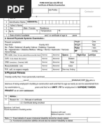 Medical Examination Certificate Form XI | PDF