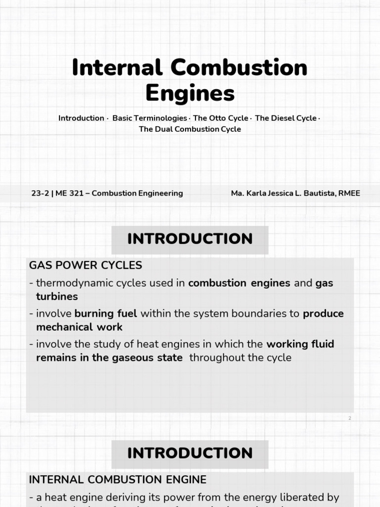 Internal Combustion Engine Fundamentals | PDF | Internal Combustion ...