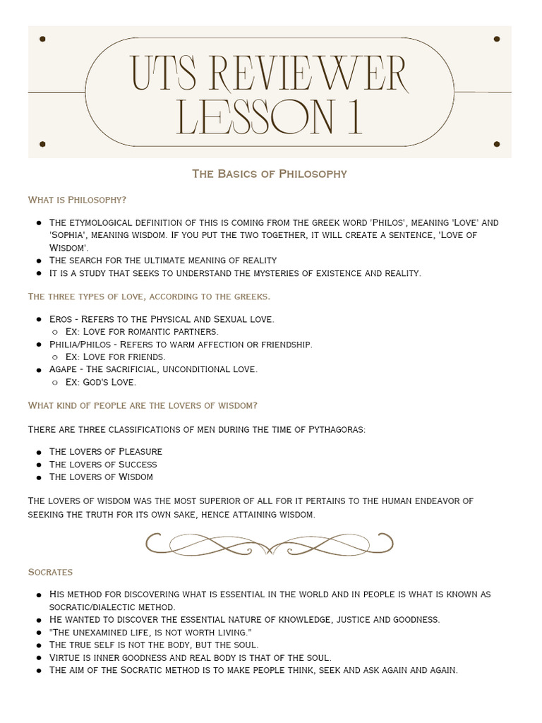 Uts-Reviewer - 20231117 232841 0000 | PDF | Id | Mind