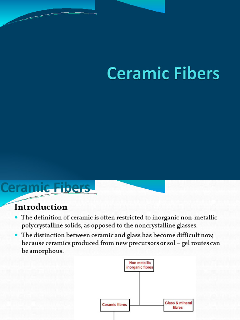 8 - Ceramic Fibers | PDF | Fibers | Ceramics
