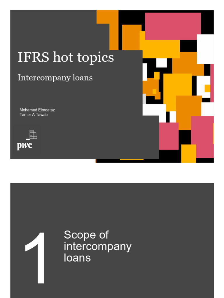 Intercompany Loans | Download Free PDF | Loans | Fair Value