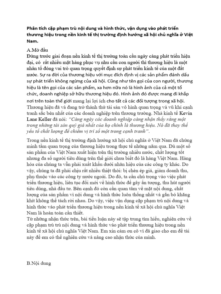 Tieu Luan Triet | PDF