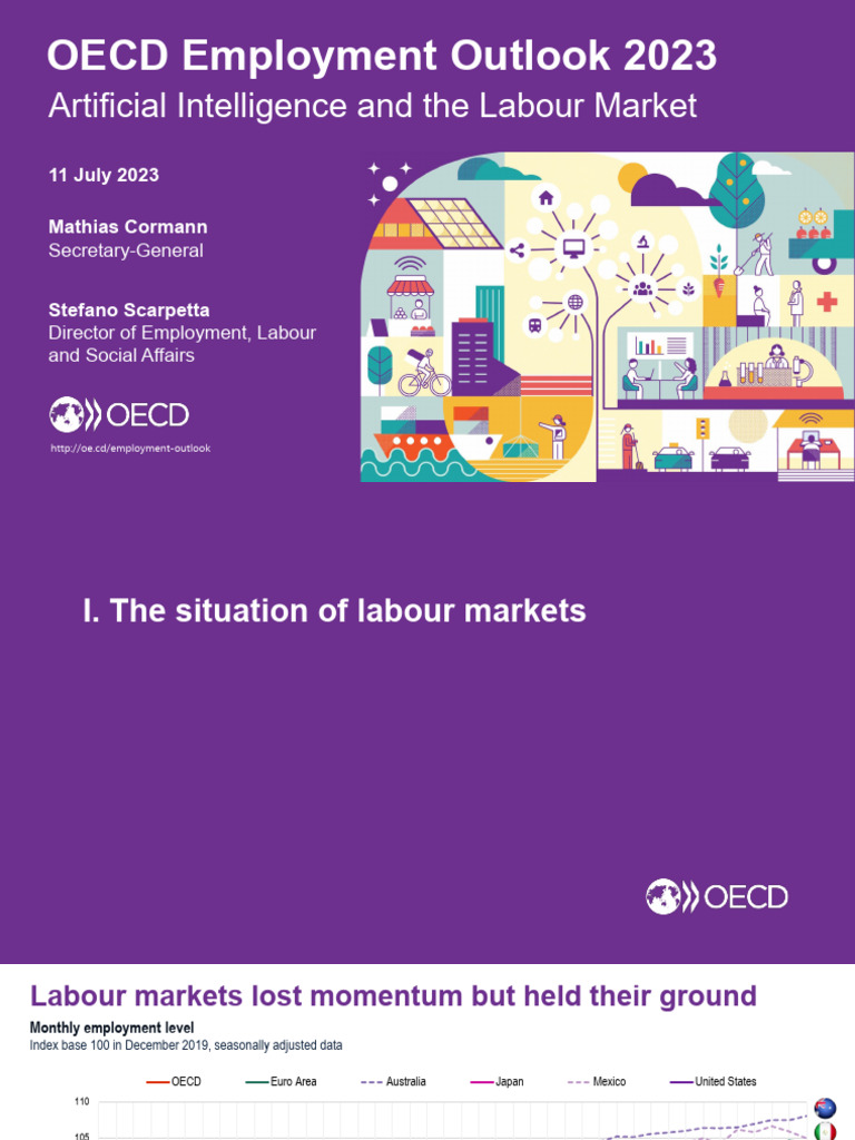 employment-outlook-2023-launch-presentation | PDF | Employment | Wage