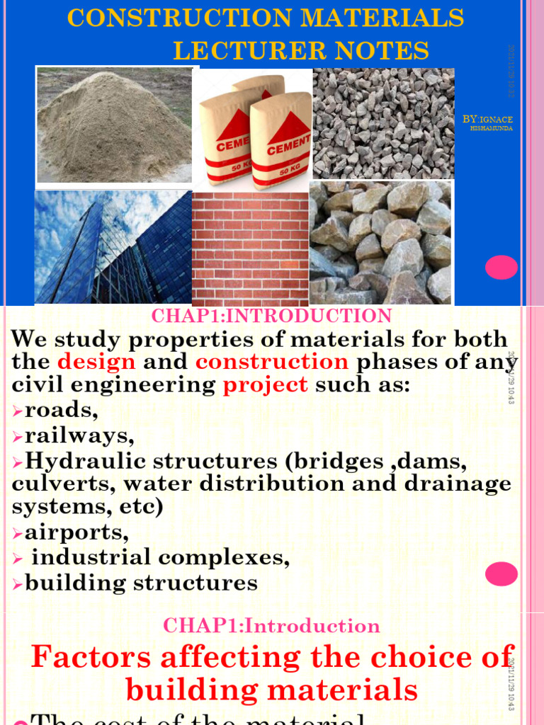 Construction Materials | PDF | Concrete | Mortar (Masonry)