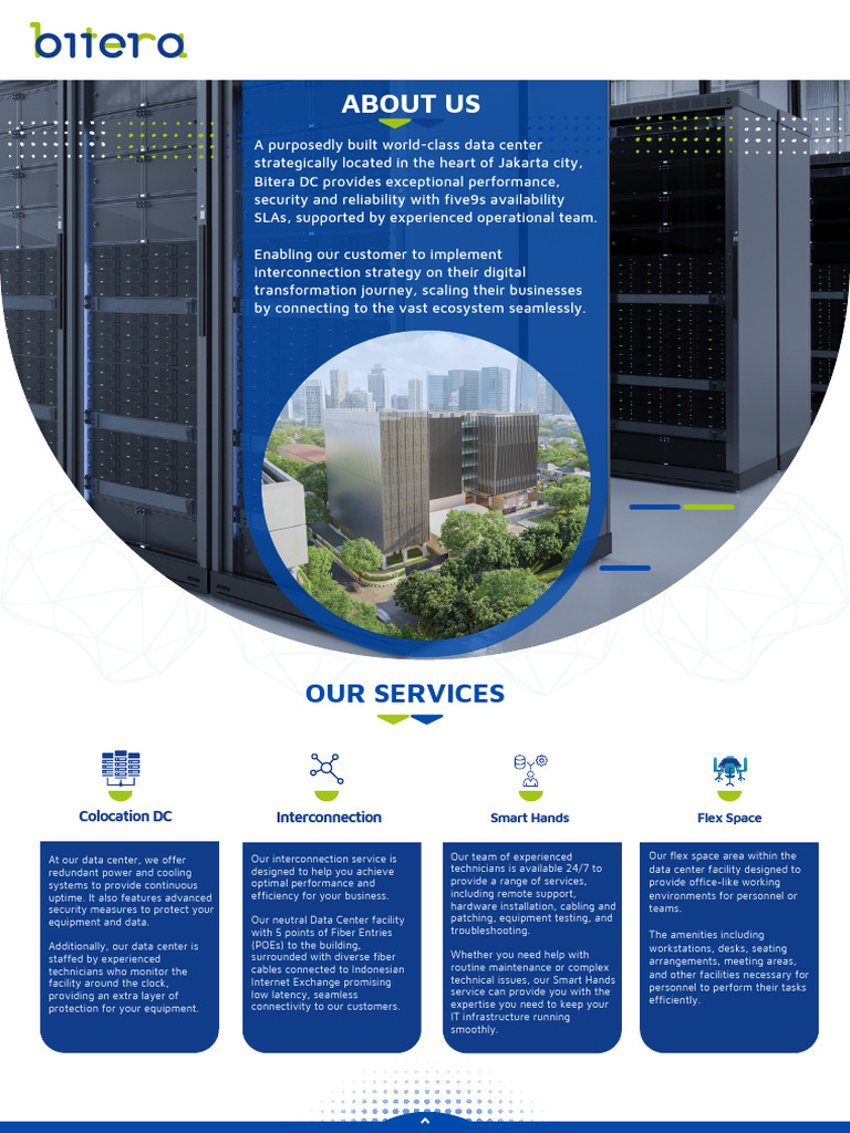 Bitera Brochure | PDF | Data Center | Electrical Engineering
