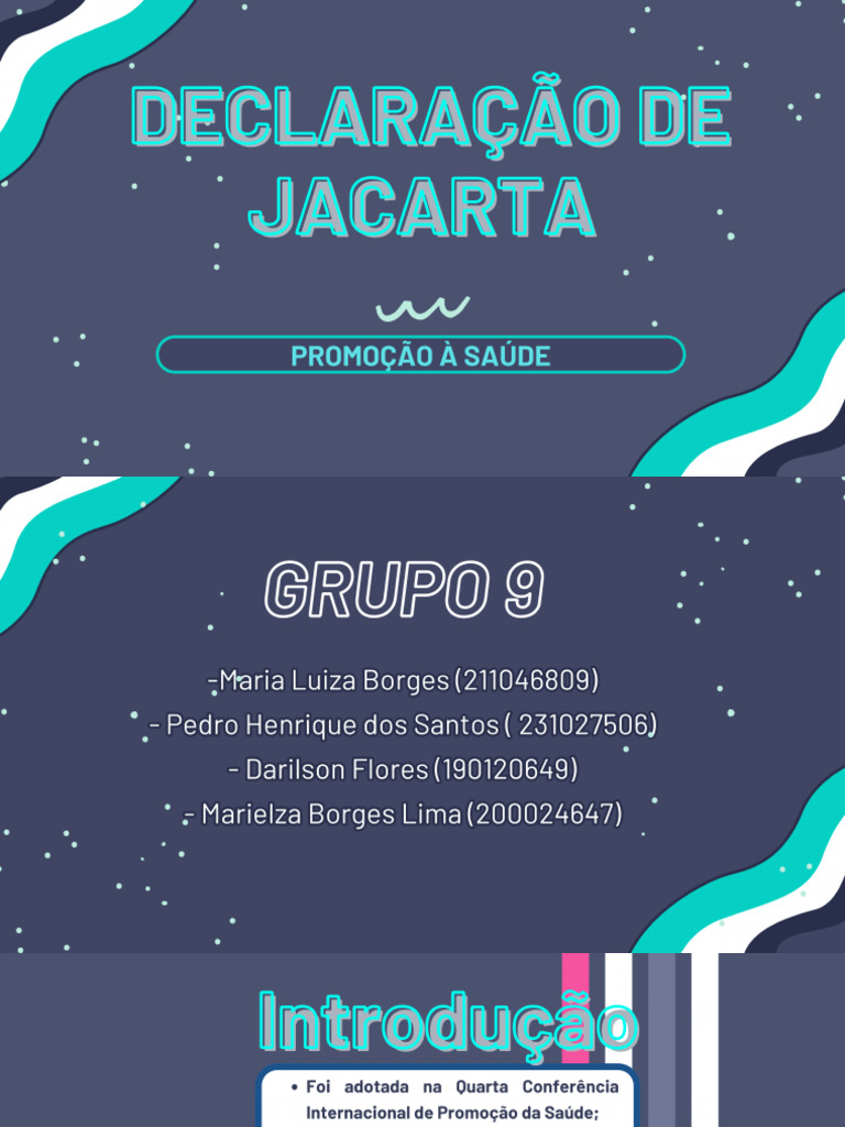 Declaraçao de Jacarta | PDF