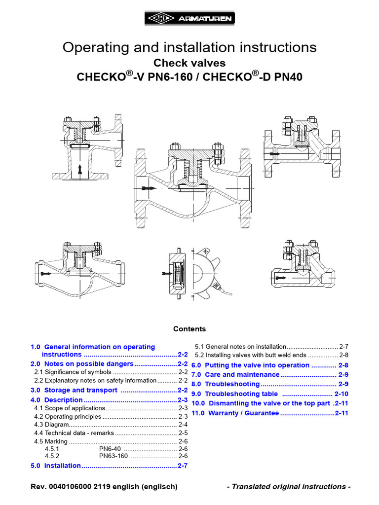 O&M - Check Valves | PDF | Valve | Pipe (Fluid Conveyance)