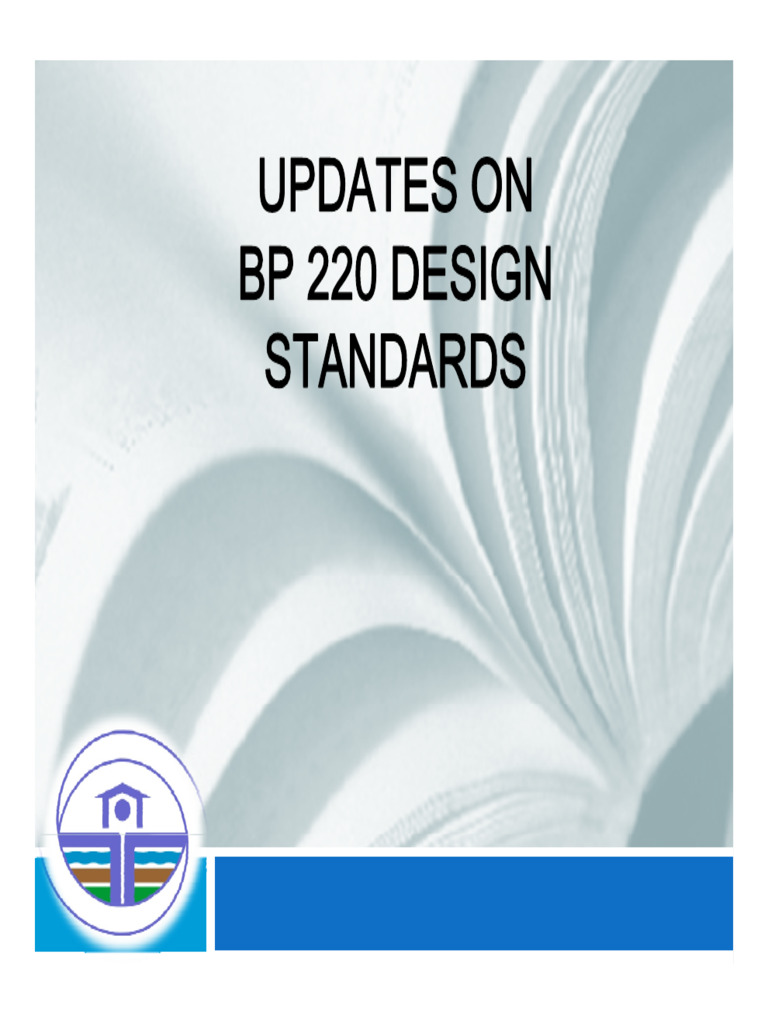 BP 220 Updates Design Standards | PDF | Elevator | Architectural Elements