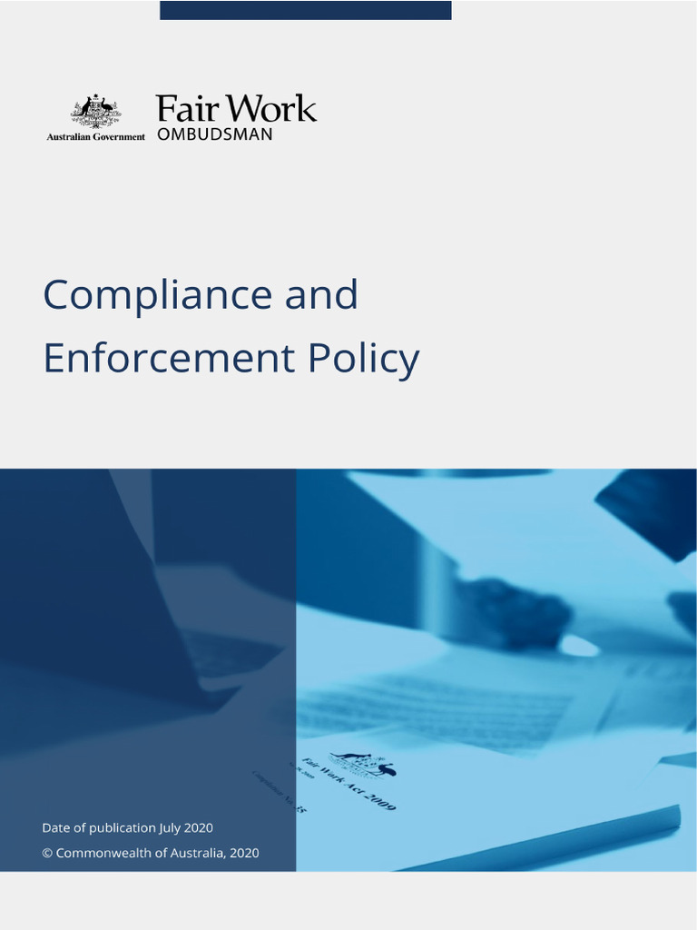 Compliance and Enforcement Policy | PDF | Regulatory Compliance ...