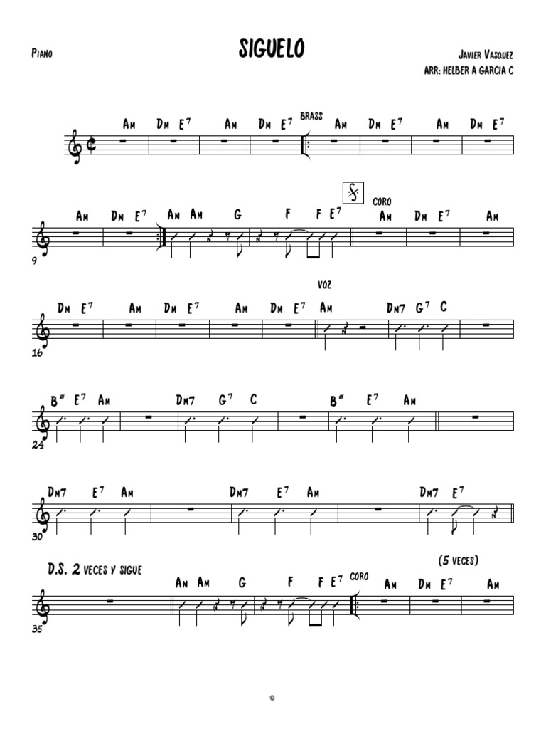 SIGUELO - Piano | PDF