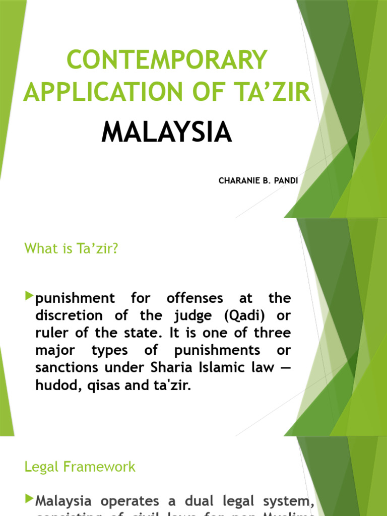Report Contemporary Application of Tazir | Download Free PDF | Sharia ...