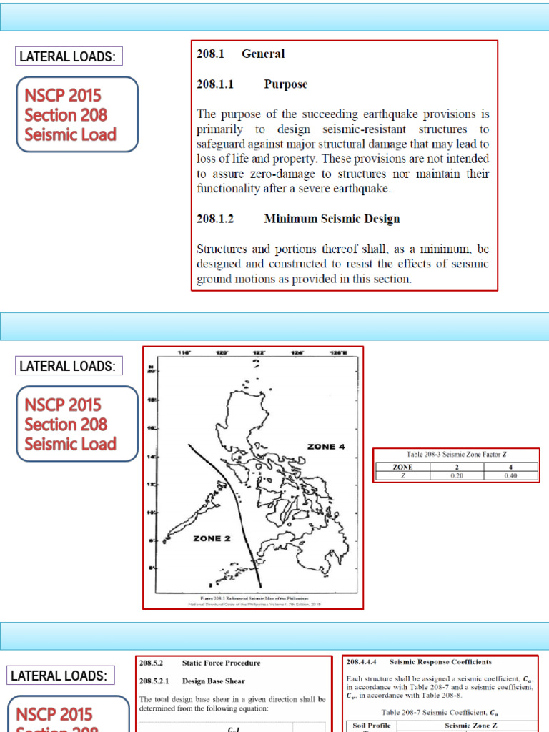 NSCP 2015 - Seismic | Download Free PDF | Geophysics | Solid Mechanics