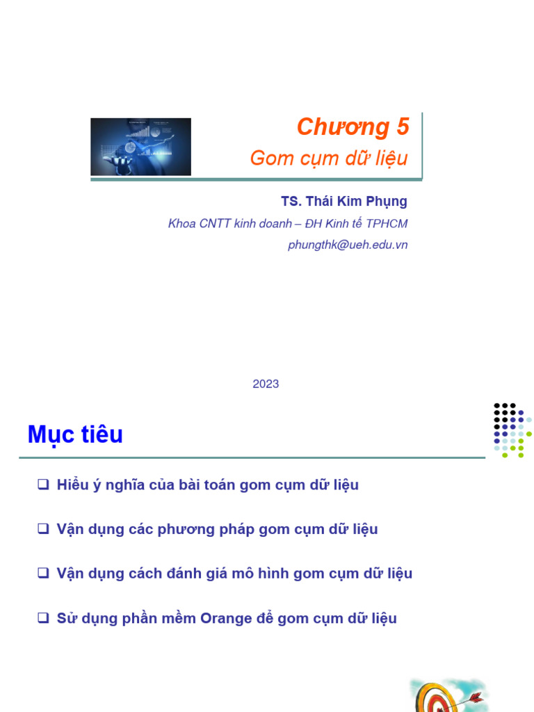 Data Science.UEH.Ch5 - Gom cum du lieu | PDF