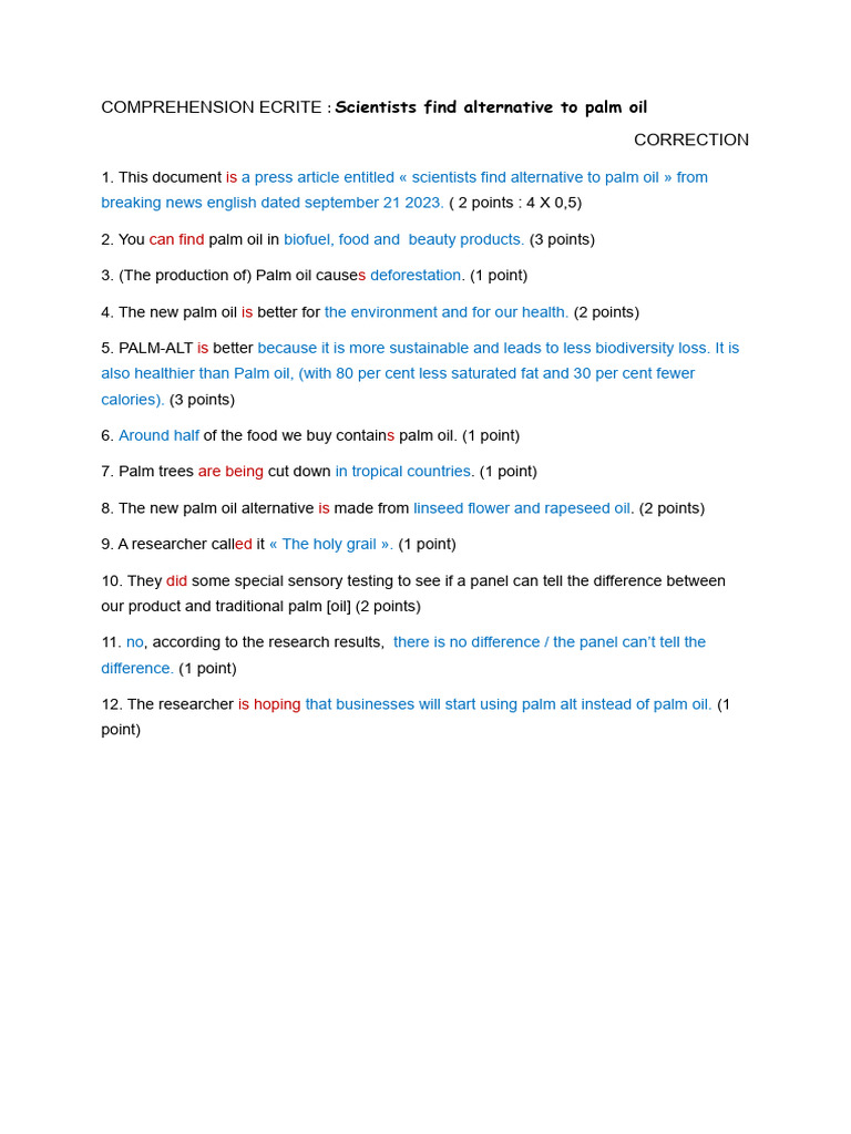 CORRECTION DS1 Summer 23 News | PDF