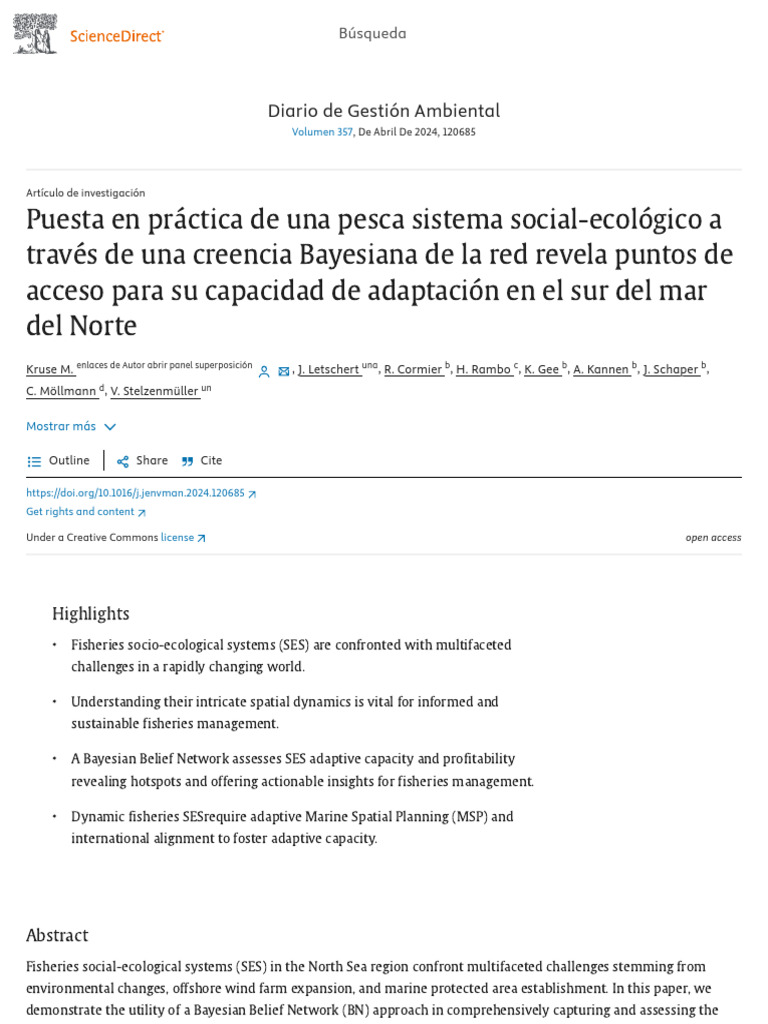 Operationalizing A Fisheries Social-Ecological System Through A ... Operationalizing A Fisheries Social-Ecological System Through A ...