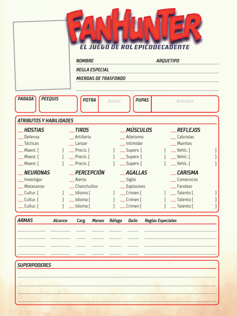 E01 - Fanhunter 3ed - Hoja de Narizón | PDF