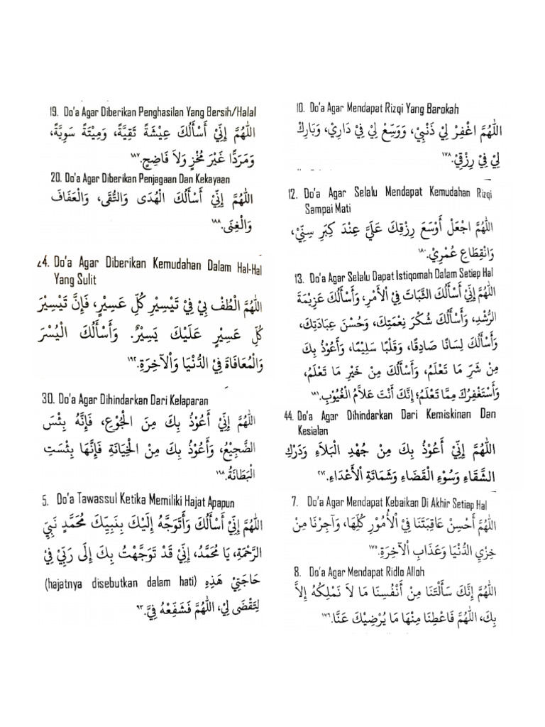 kumpulan doa | PDF