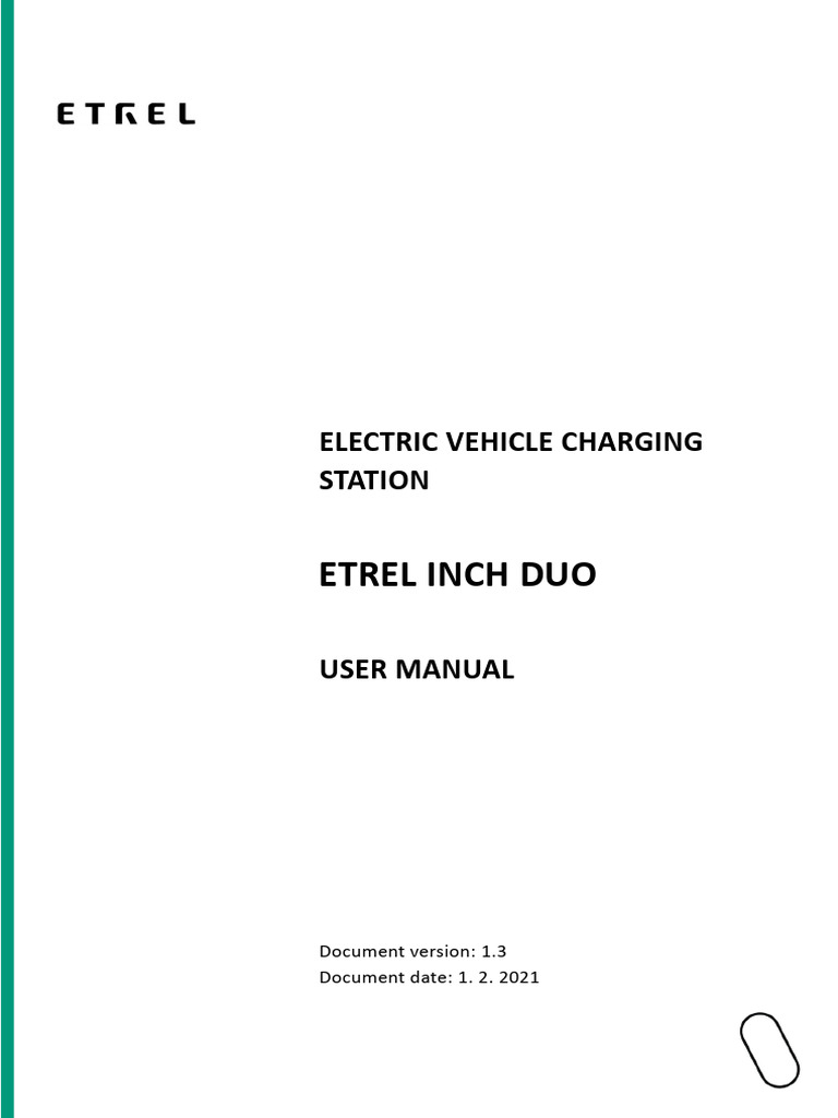 Etrel INCH DUO User Manual | PDF | Electromagnetic Compatibility ...