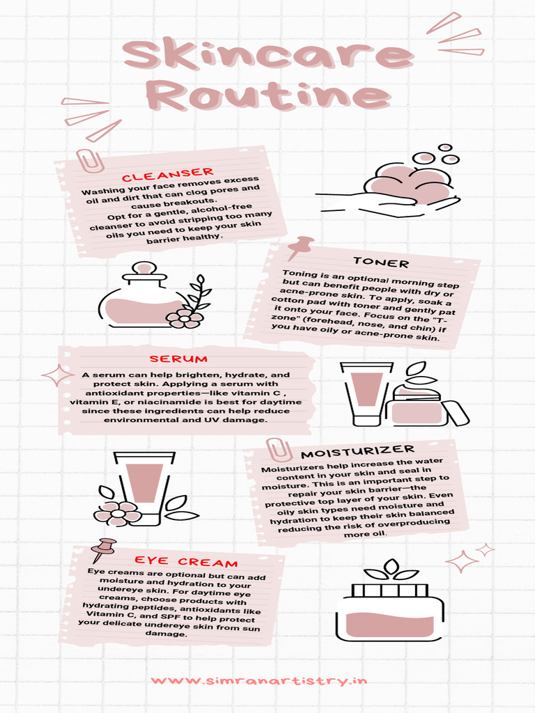 Daily Skincare Routine..... | PDF | Skin Care | Skin