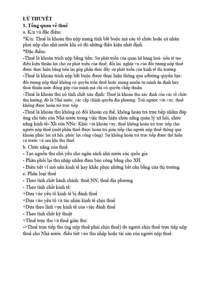 CT btap Thuế | PDF