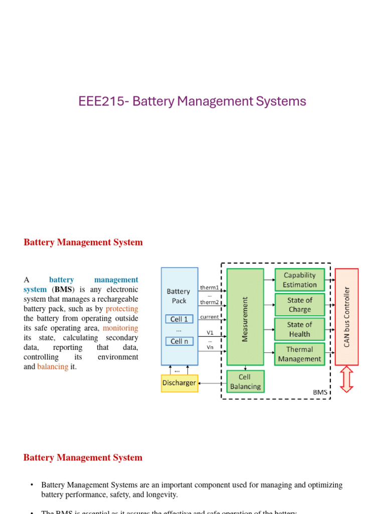 Unit-1 PPT BMS | Download Free PDF | Lithium Ion Battery | Electrode
