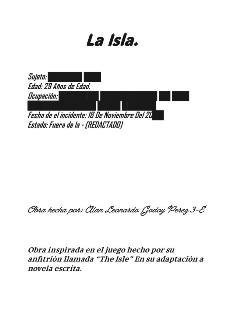 La Isla. | PDF