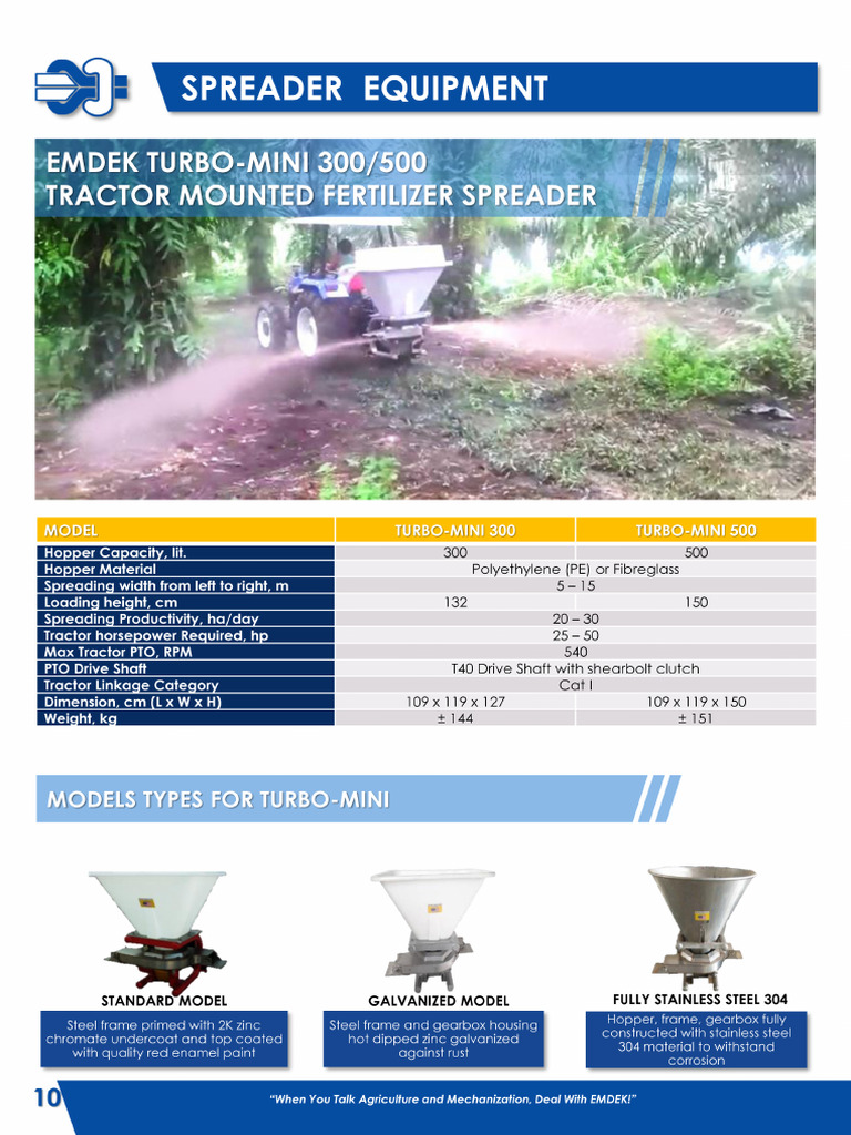 EMDEK Turbo Mini 300 - 500 | PDF