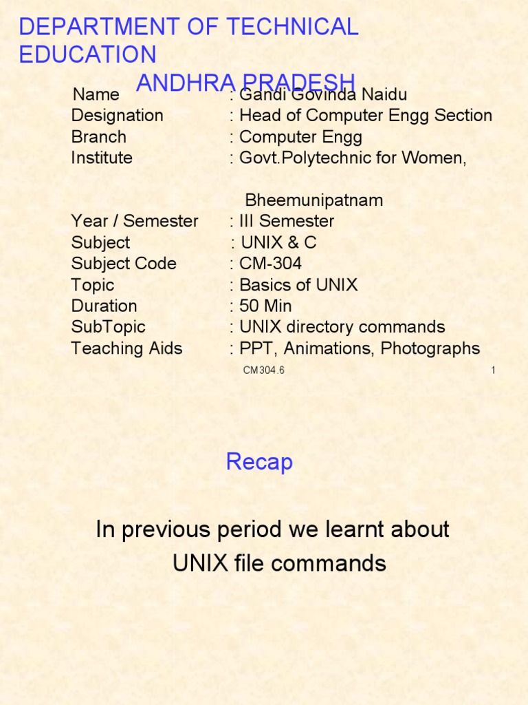 CM304 | PDF | Directory (Computing) | Computer File