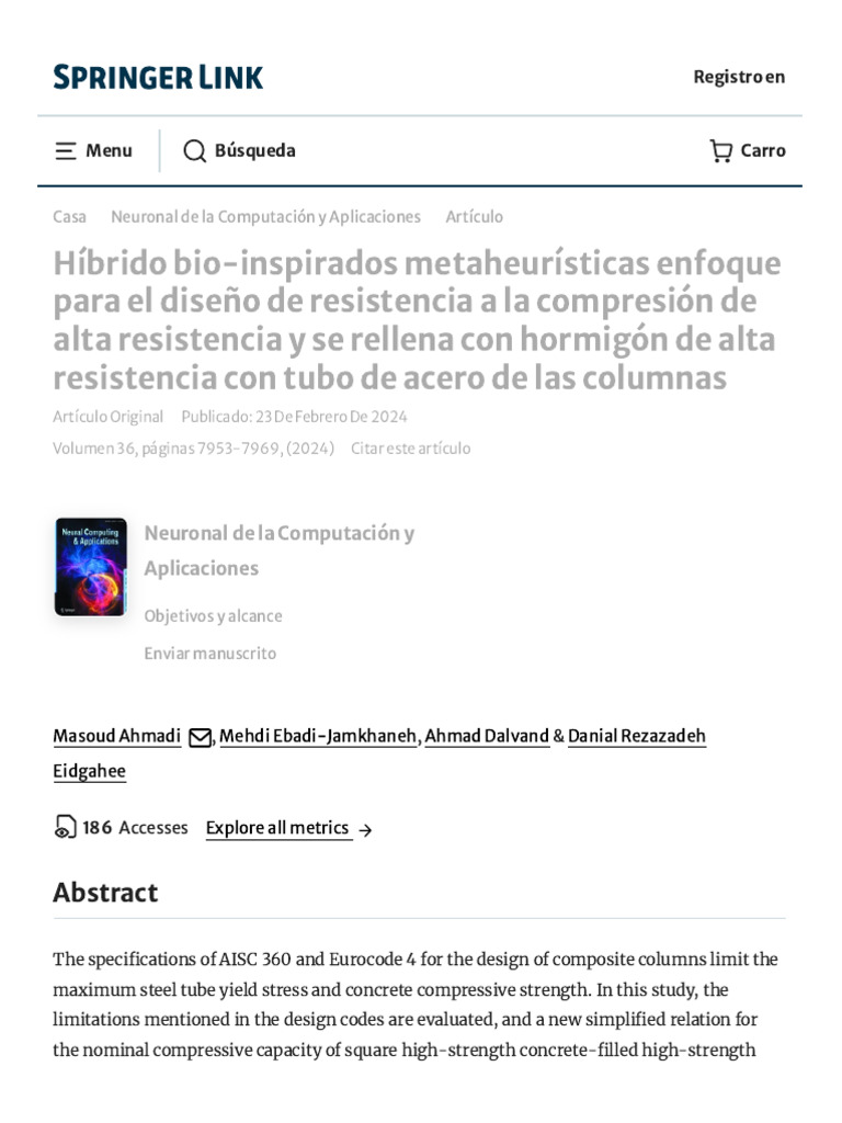 Hybrid Bio Inspired Metaheuristic Approach For Design Compressive