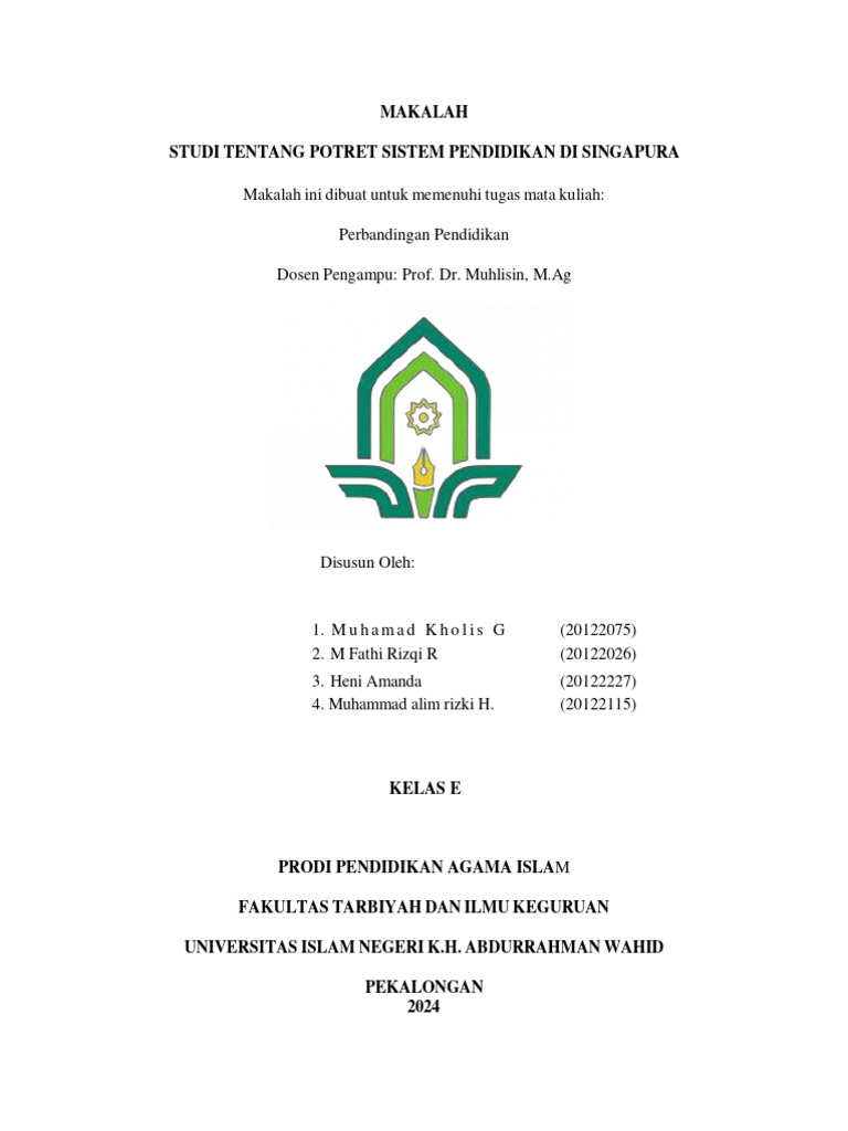 MAKALAH Kel 5 Perbandingan Pendidikan ..... | PDF | Karier & Perkembangan | Perjalanan